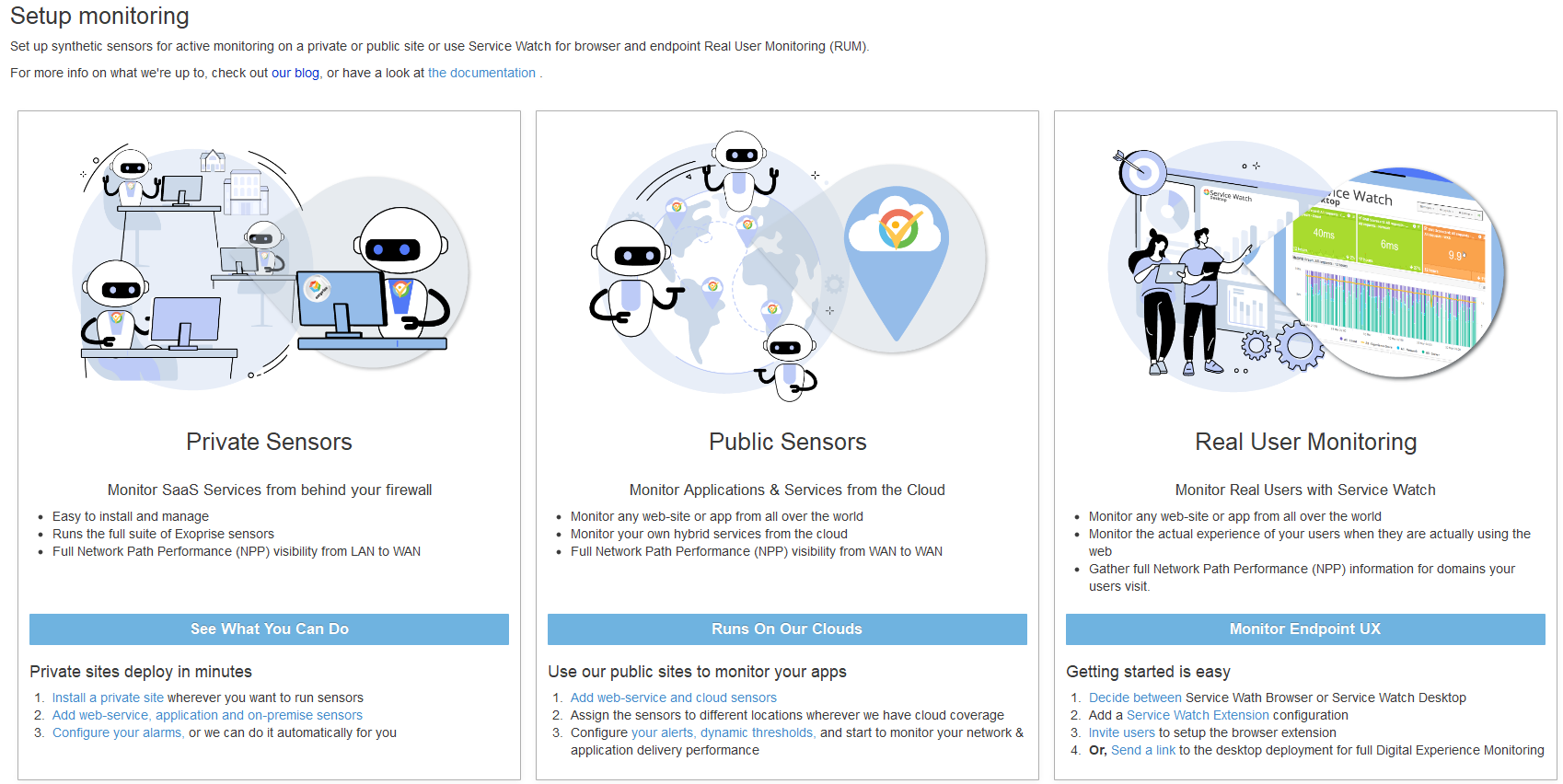 Deploying Service Watch | Exoprise Knowledge Base