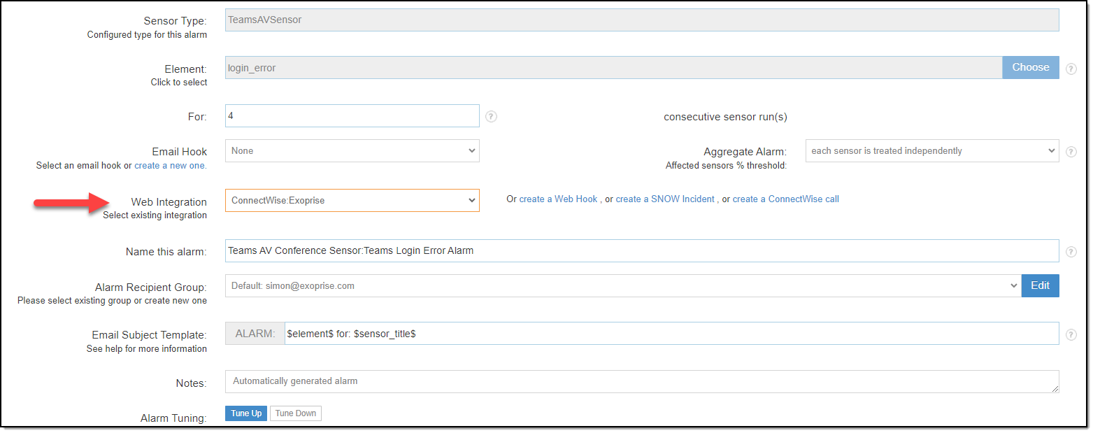 ConnectWise PSA Integration | Exoprise Knowledge Base